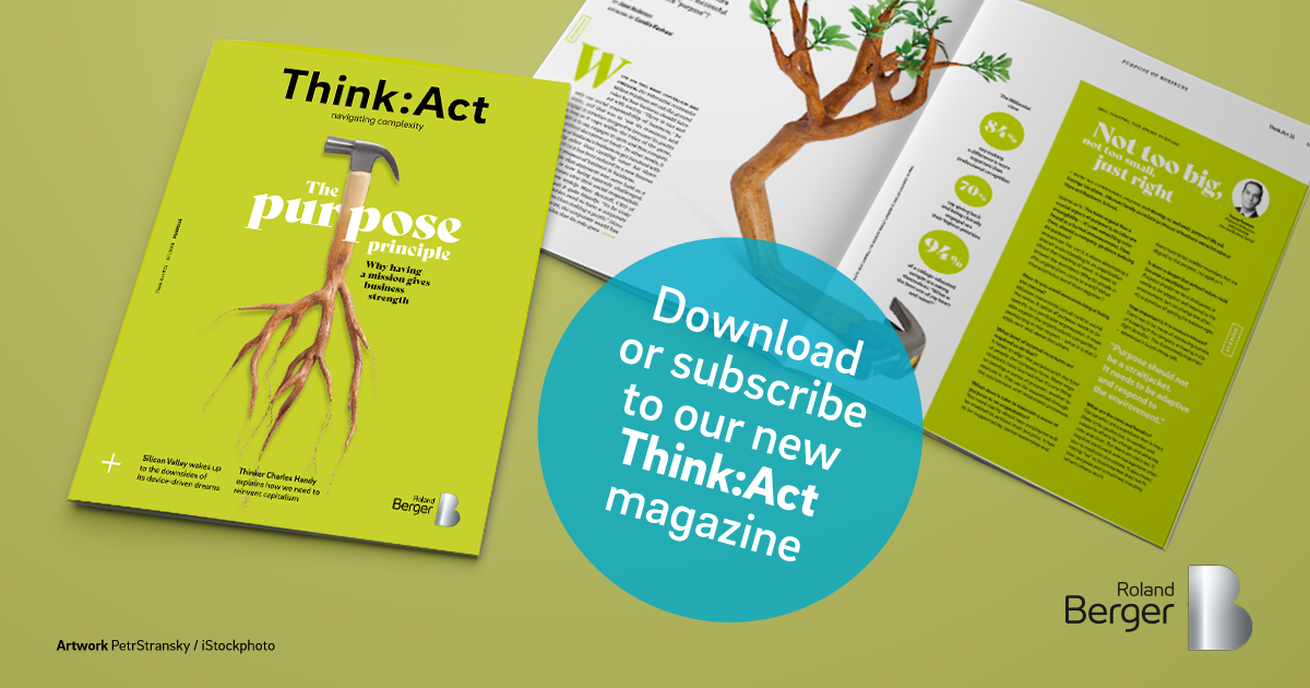 The purpose principle | Roland Berger